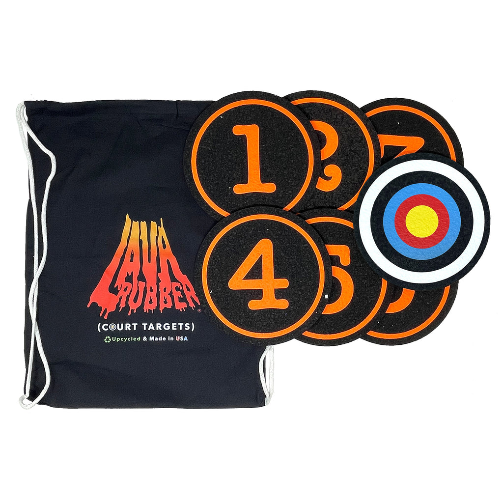 Court Targets – Lava Rubber