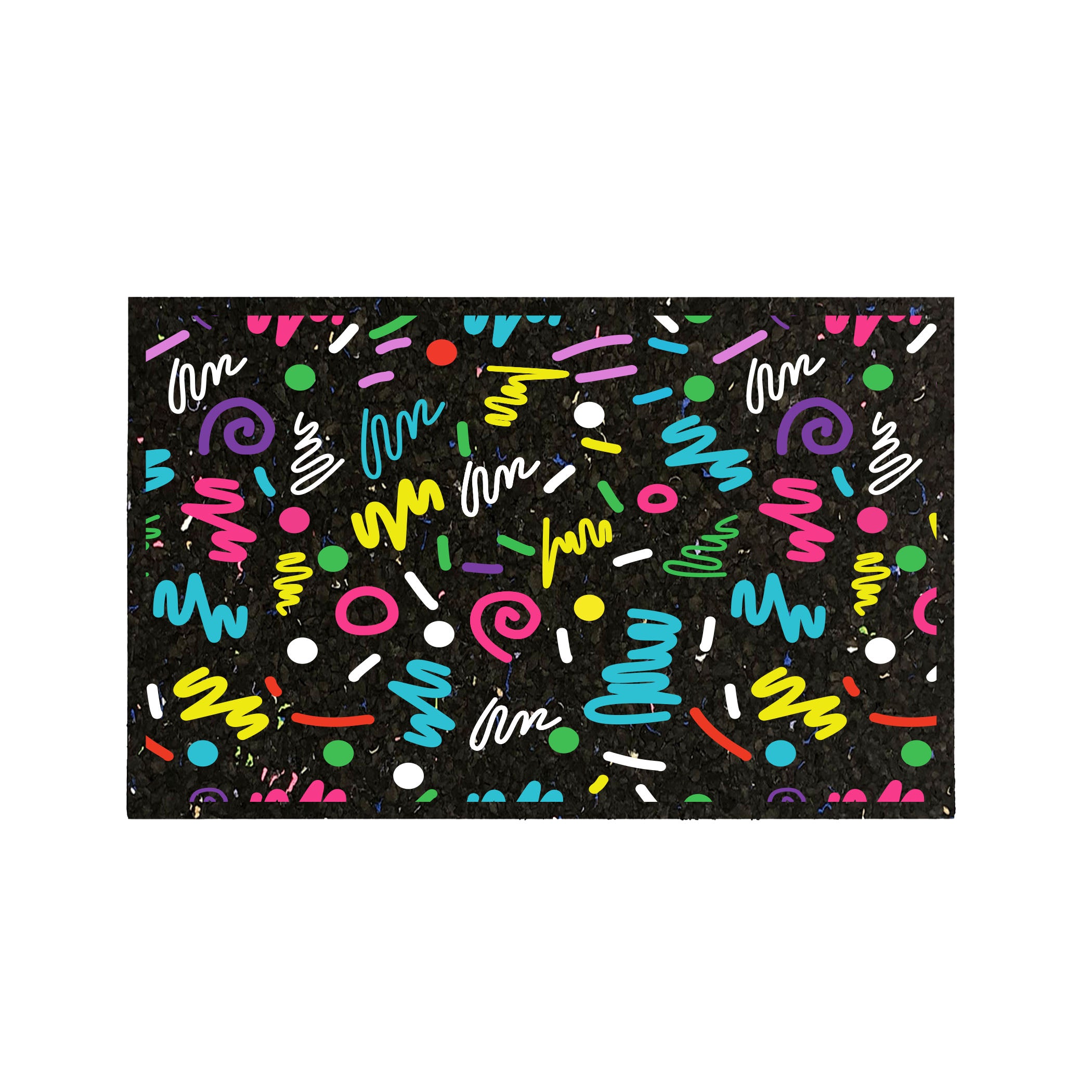 Squiggle Tail Mat – Lava Rubber