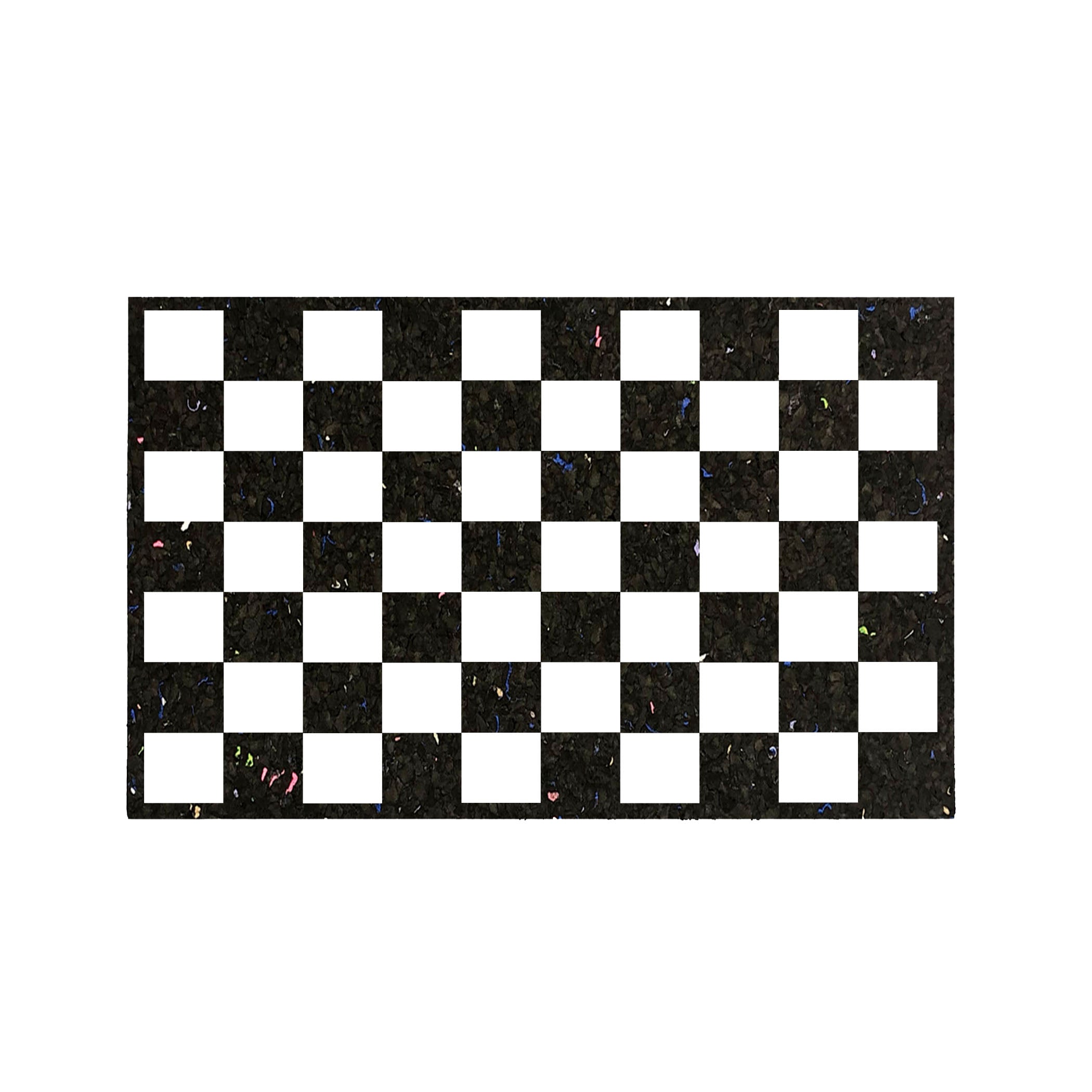 Checkered Tail Mat – Lava Rubber
